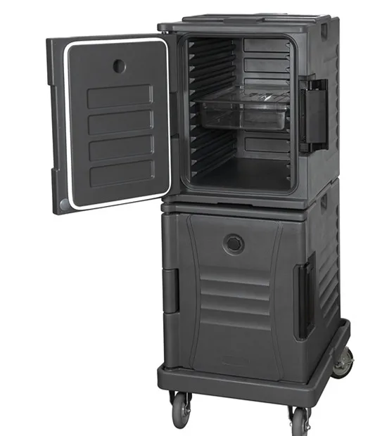 Efficient Food Carrier on Wheels - Insulated & Versatile