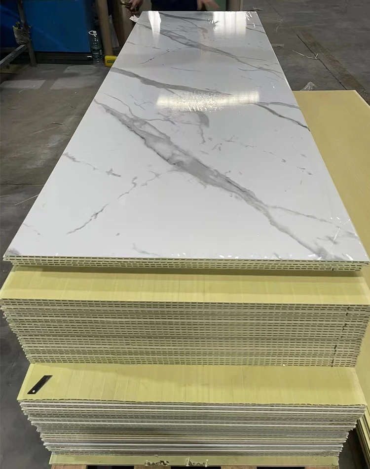 Eco-friendly Bamboo Carbon Fiber Pvc Marble Wall Panel Interior ...