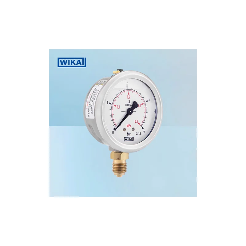 Original WIKA pressure gauge shock resistance 213.53.063 dial diameter 63MM radial installation ...