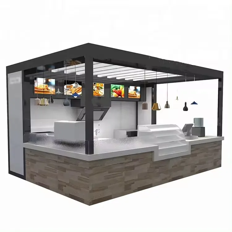 Retail Fast Food Kiosk Design Coffee Shop Cafe Retail Coffee Kiosk ...