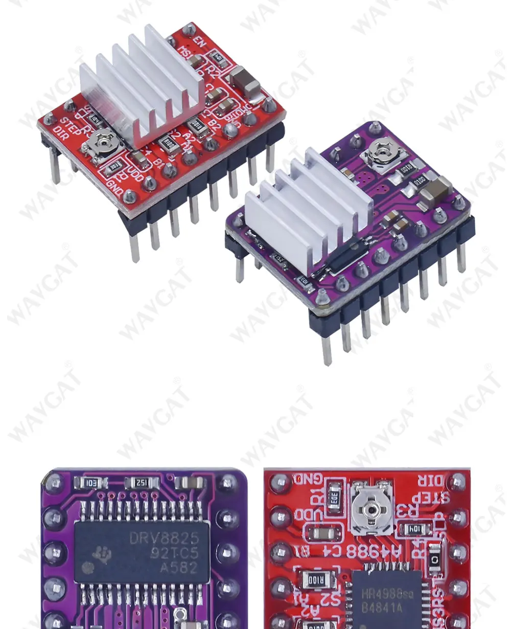 DRV8825 A4988 Stepper Motor Driver Module 3D Printer StepStick With ...