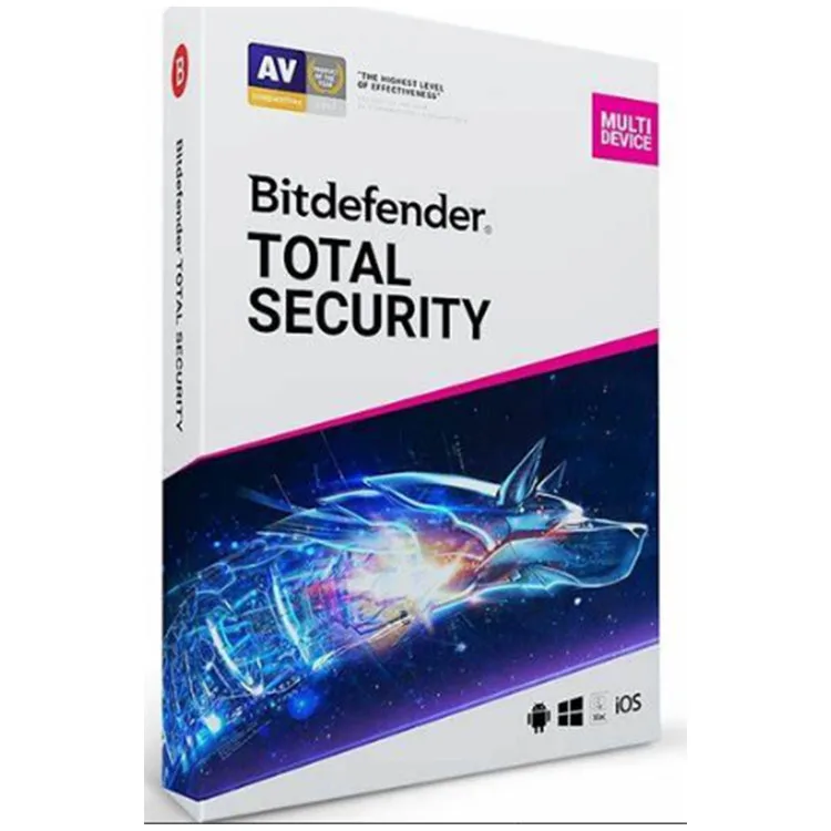 Bitdefender Total Security Digital Key 100% Online Activation 1 Year ...