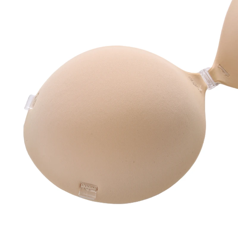 Ladies's Sexy Self- Adhesive 5cm Thick Silicone Bra Strapless Invisible ...