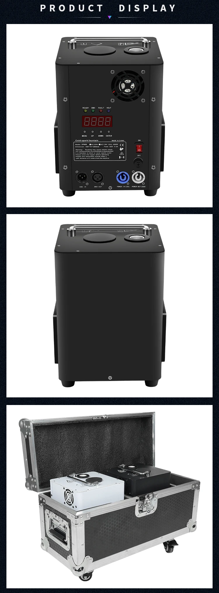 Mini 600w Cold Spark Fireworks Machine for Wedding Events