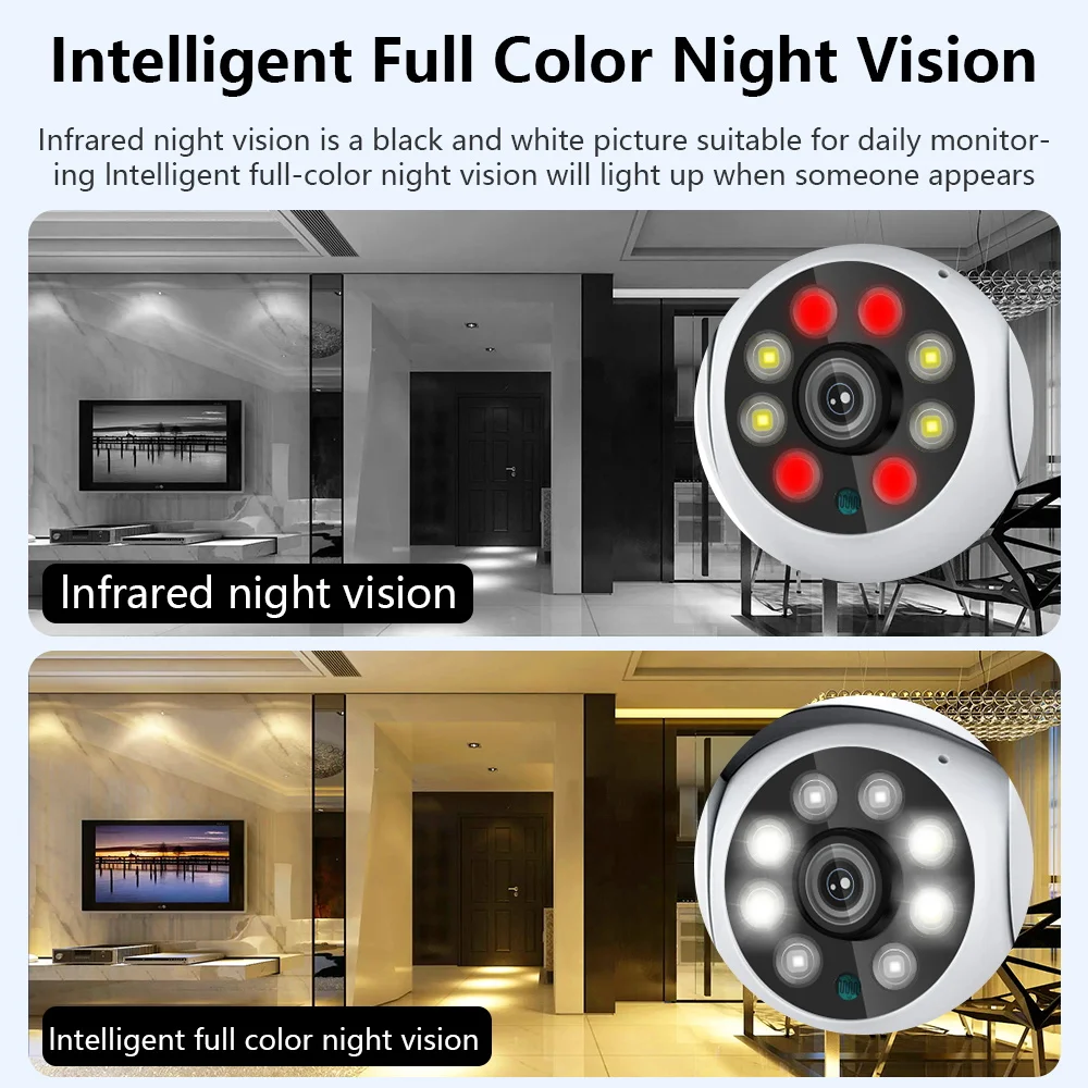 E27 CCTV Wireless Wifi Light Bulb Security PTZ 360 Degree