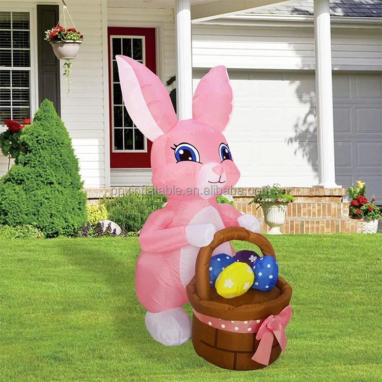 Inflatable Rabbit High Giant Inflatable Cartoon Rabbit For Advertising ...