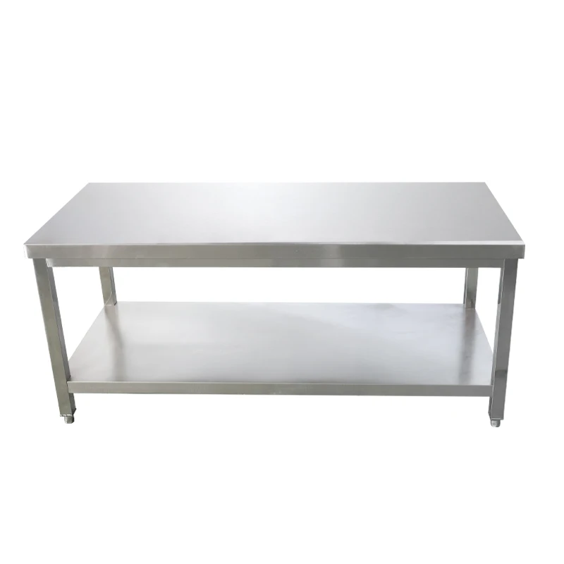 Heavy Duty Kitchen Work Table Large & Practical Storage Stainless Steel ...