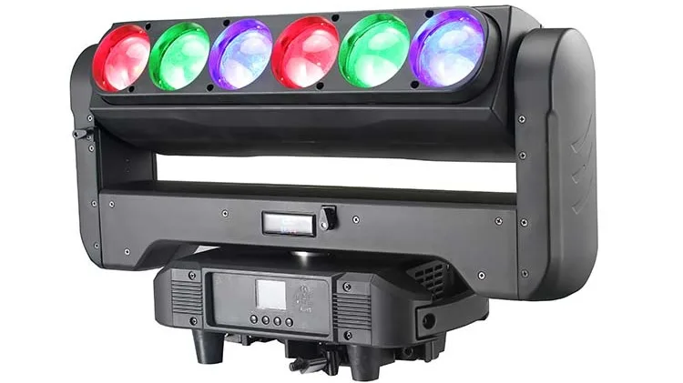 6x60w Rgbw 4in1 Led Wash Zoom Beam Bar Rotation Light 360 Degree ...