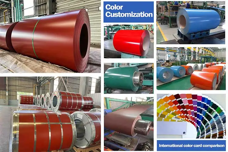 Ral Prepainted Galvanized Color Steel Coil Ppgi Steel Iron And Steel ...