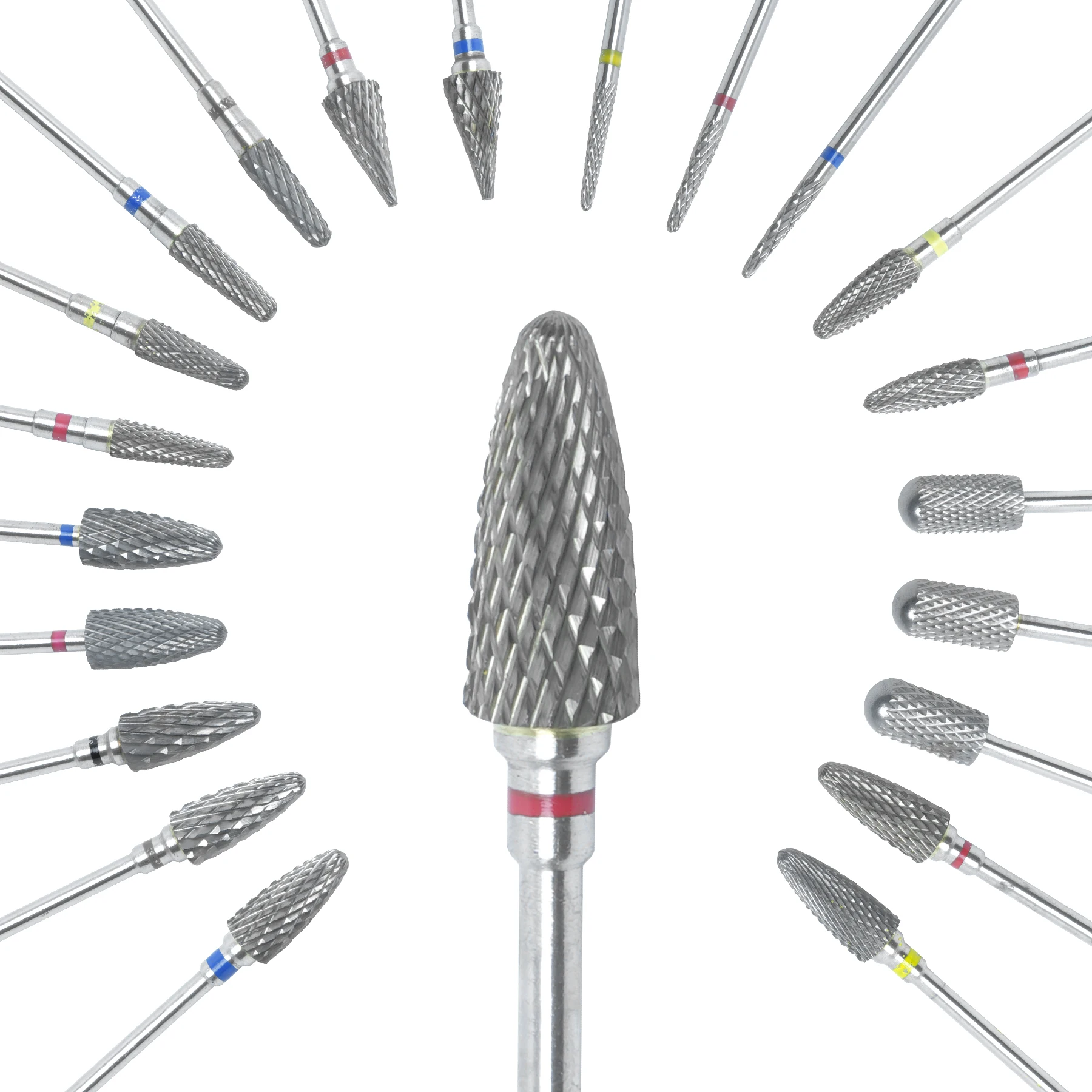 Dental Tools Laboratory Tungsten Steel Drill Burs Rotating Polishing ...