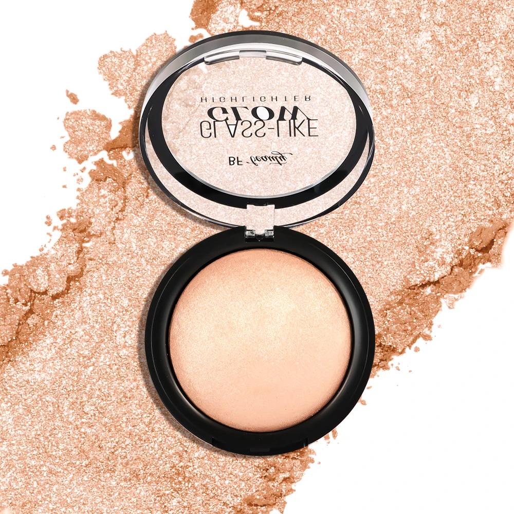 Single Rose Mini Glitter Baked Duochrome Highlighter Eyeshadow Powder ...