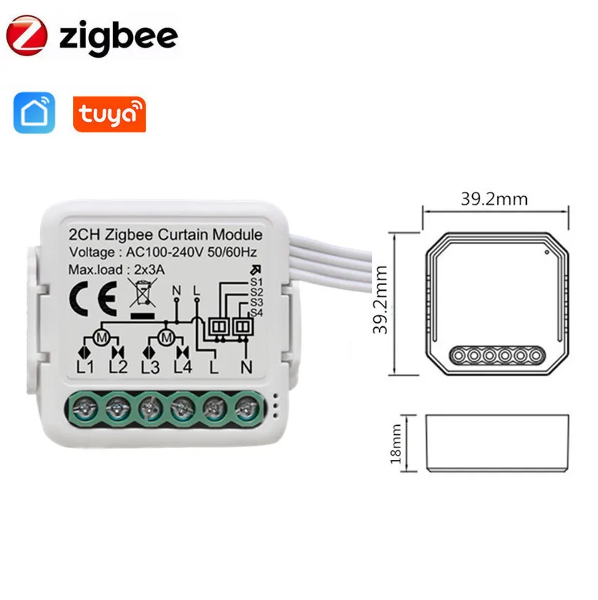 Tuya Zigbee 1 Channel Light Switch Module Work With Alexa Google Home - Buy Zigbee Wall Switch ...