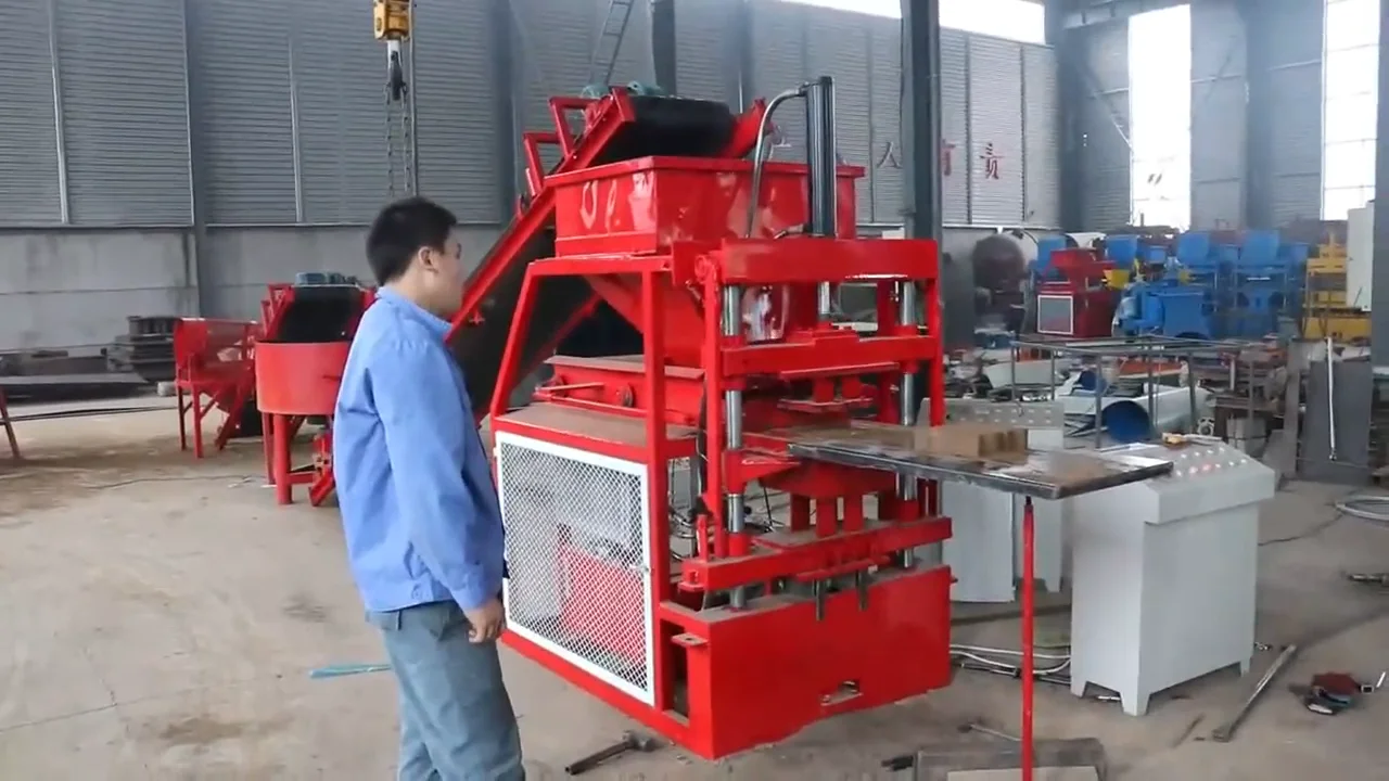 Automatic Clay Soil Interlocking Brick Block Making Machine Clay Brick Machine Making Red Brick ...