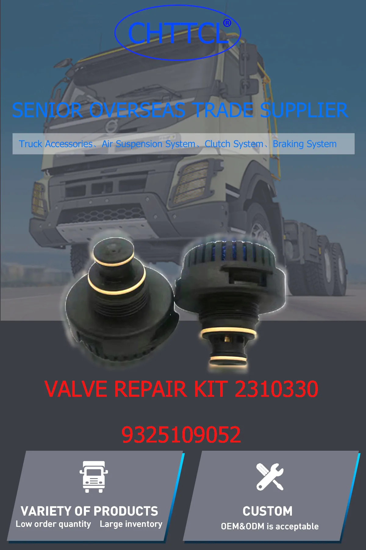 Scani Truck Dryer Exhaust Valve 9325109052 for SC Models