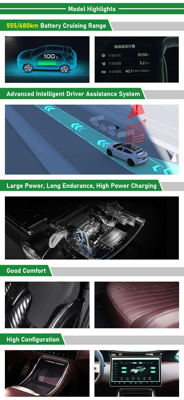 Avatr 2022 Long-Range Dual-Motor Luxury High Speed Electric Car Vehicle ...