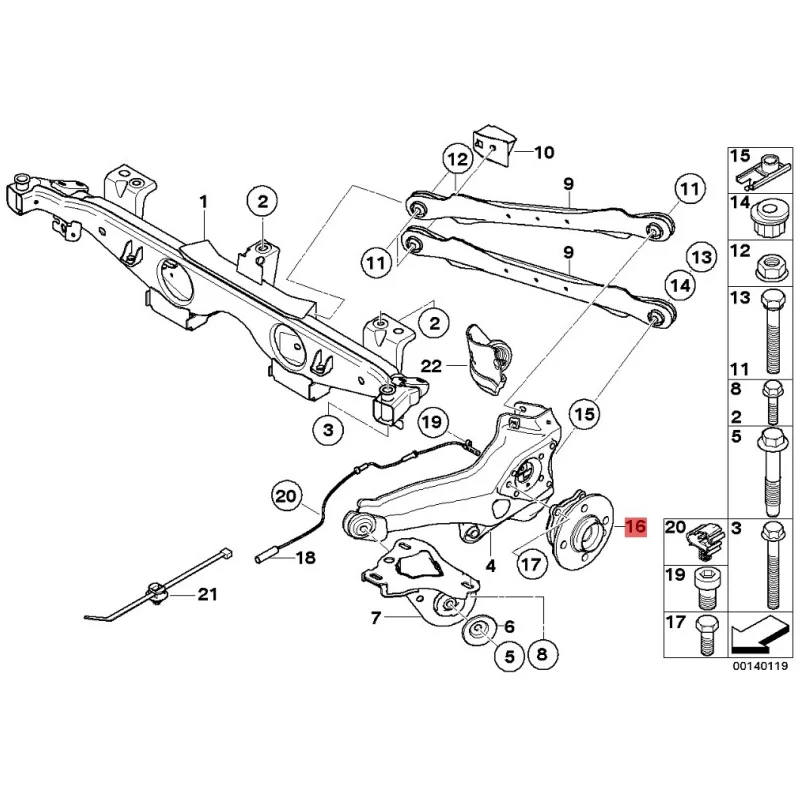 33416756830 Wheel Hub Bearing Rear Left & Right Wheel Hub Unit Bearing ...