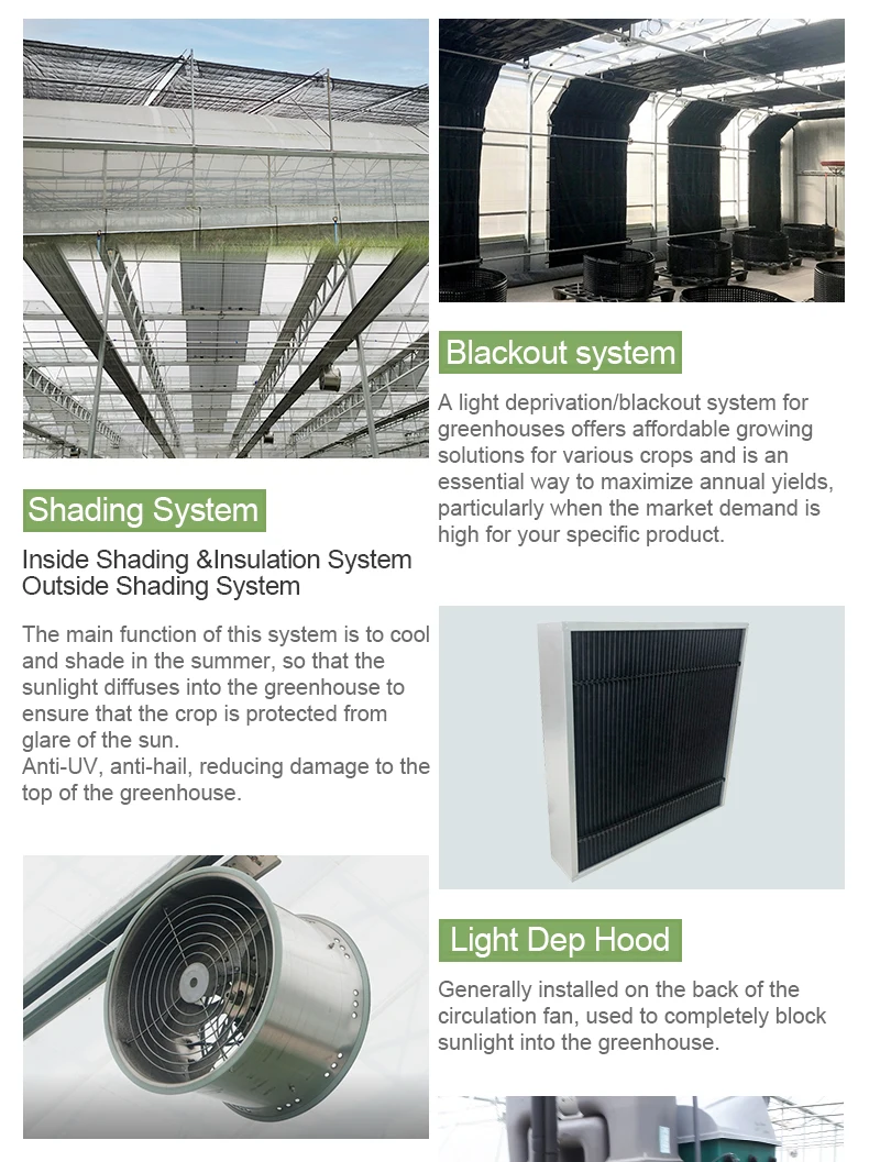 Manufacturing High Quality Light Deprivation Multi-span Agricultural ...