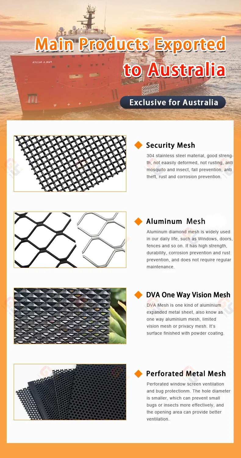 0.8mm*11Mesh Black Coated SS316 Stainless Steel Security Screen ...