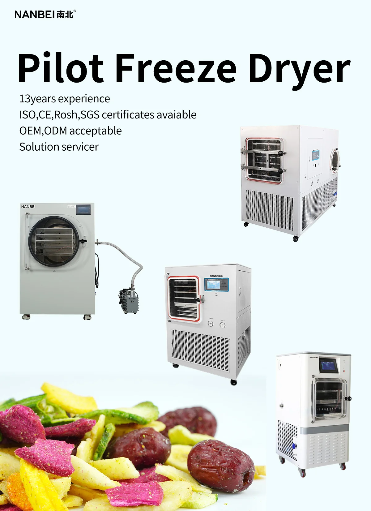 5 Shelves Food Freezing Dryers Lyophilizer Home Small Mini Vacuum Freeze Drying Machine - Buy ...