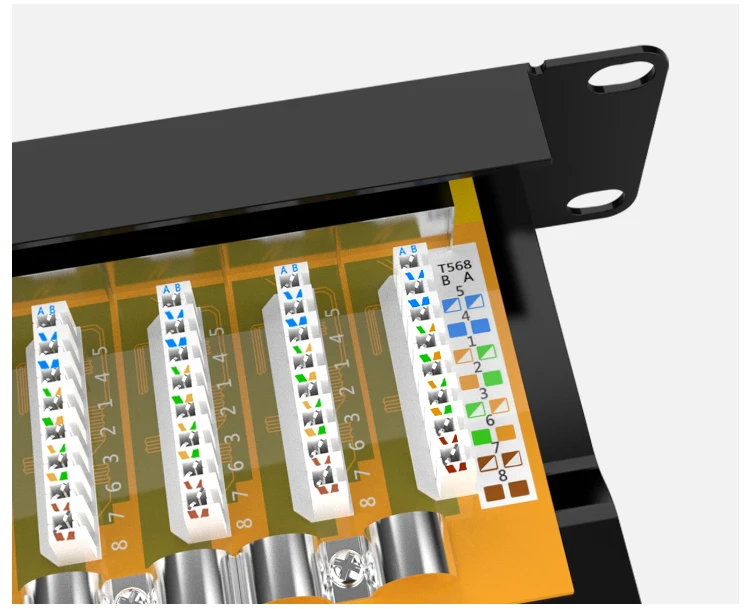Zhefan 24/48 Port Over Fully Shielded Network Distribution Frame Cat5 ...