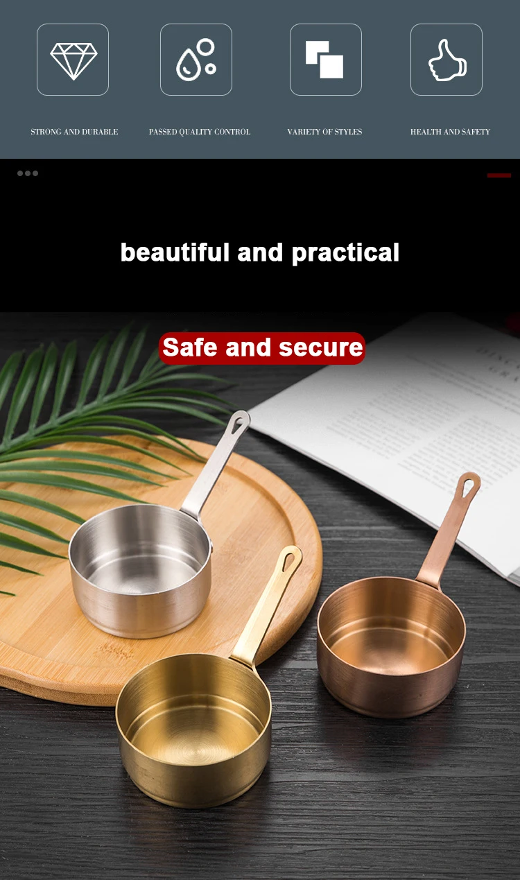 FTS Customise Mini Stainless Steel Cups Metal Little Small Container ...