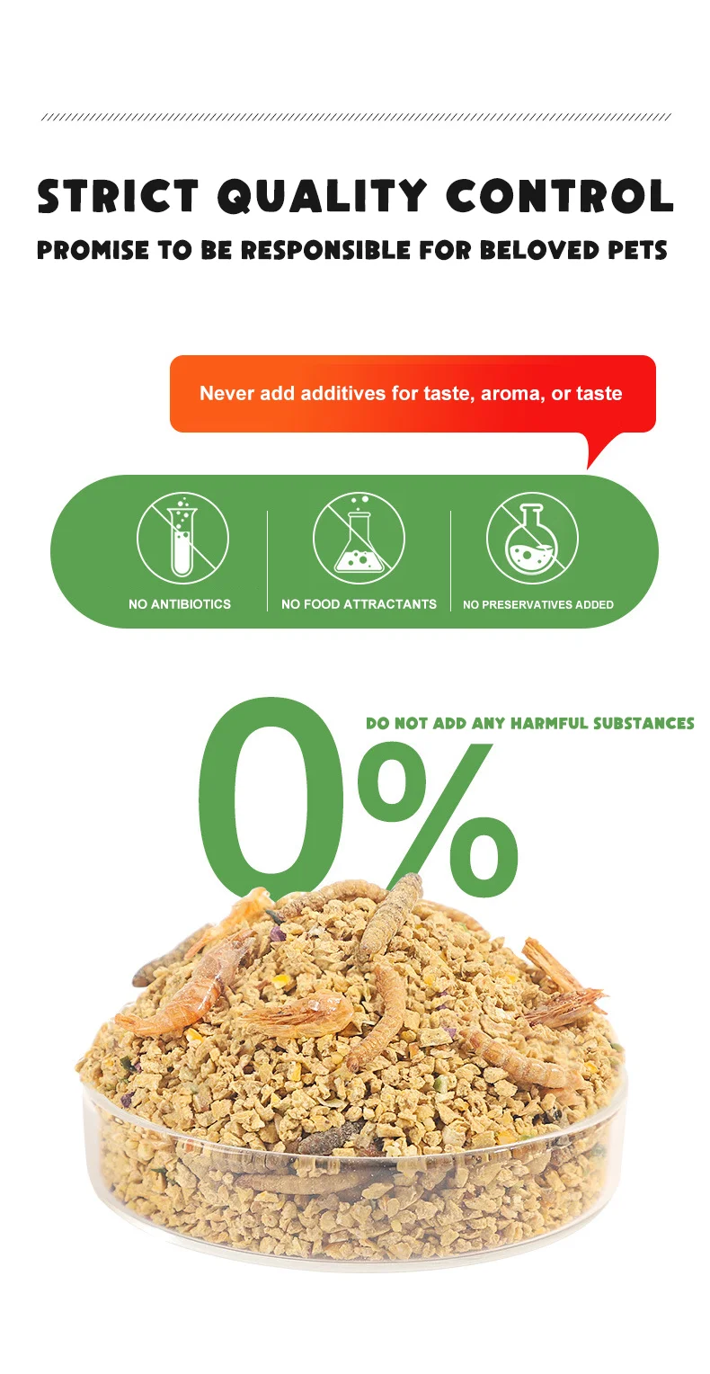 2.5kg Meat Growing Nutritional With Bread Worm Crushed Vegetables Used ...