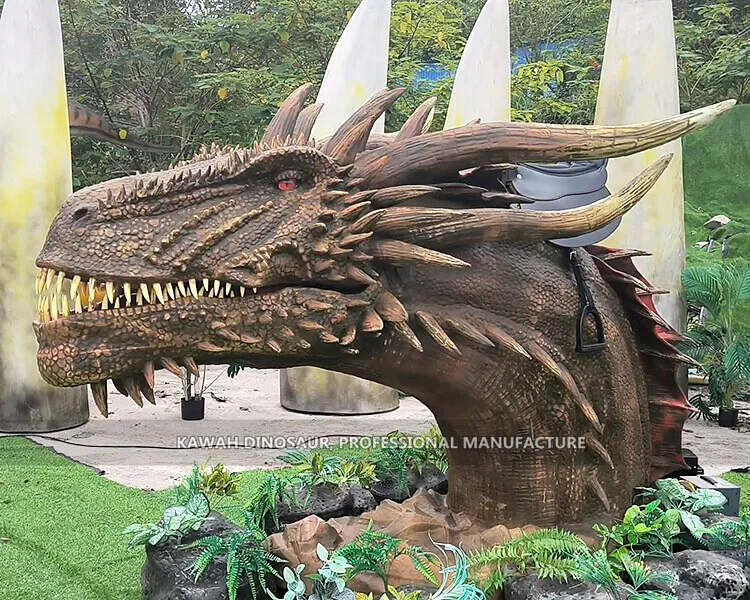 Customizable Park Decoration - Realistic Animatronic Dragon