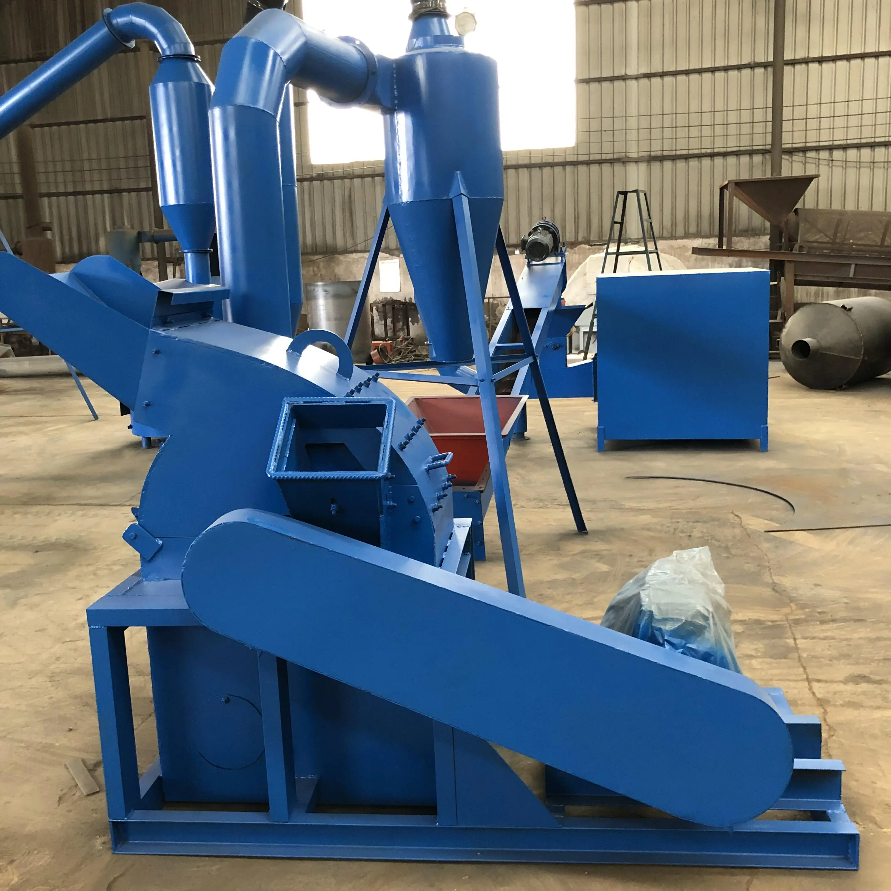 hammer mill clay brick hammer forced feed wood shea nut Crusher sawdust ...
