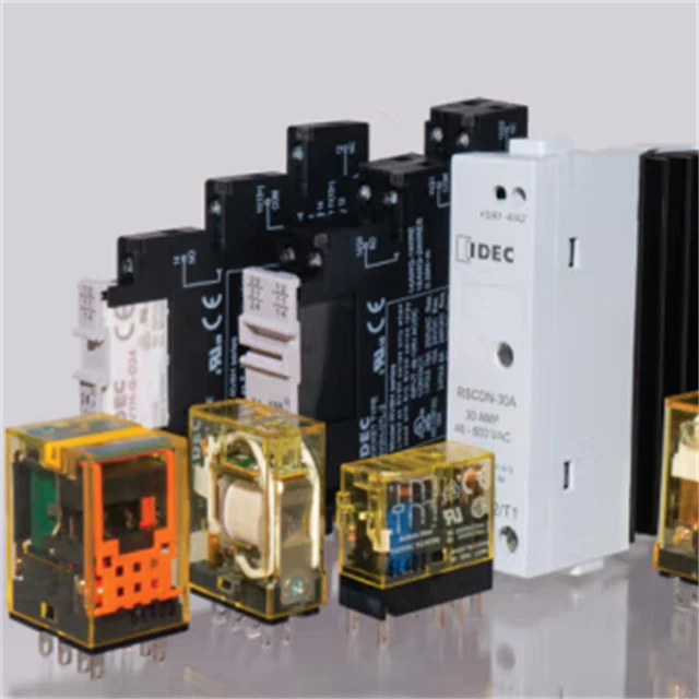 Rj Fin Terminal Type Relay Rj2s-cl-d24 Intermediate Relay 24vdc 8a 8 ...