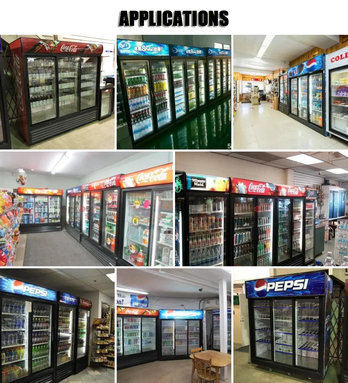 Single Glass Door Coca Cola Display Cooler | Commercial Drink Fridge ...