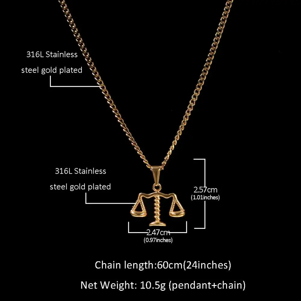 Stylish Lawyer Necklaces - Trendy 18K Gold Plated Pendants