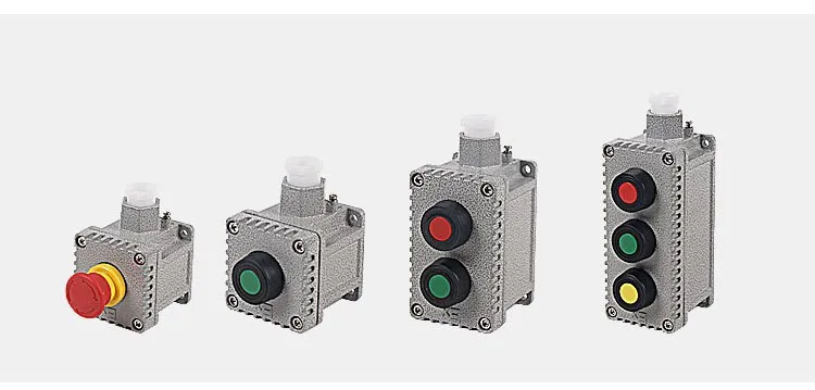 4 Way Push Button Box for Industrial Control IP66 Stainless Steel Push ...