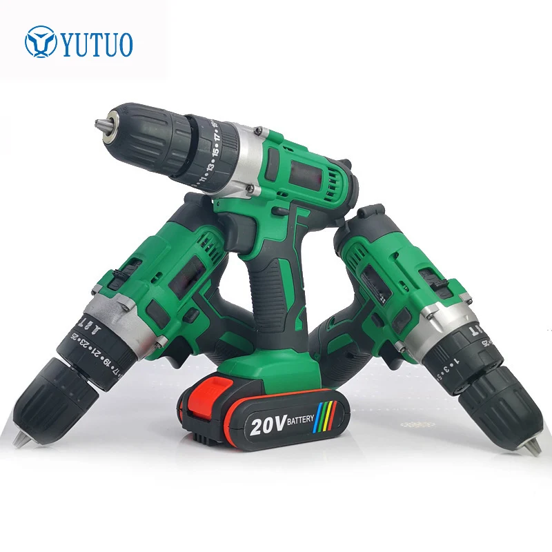 Mini 20v Li-ion Cordless Hammer Drill Industrial Wholesale Power Tools ...
