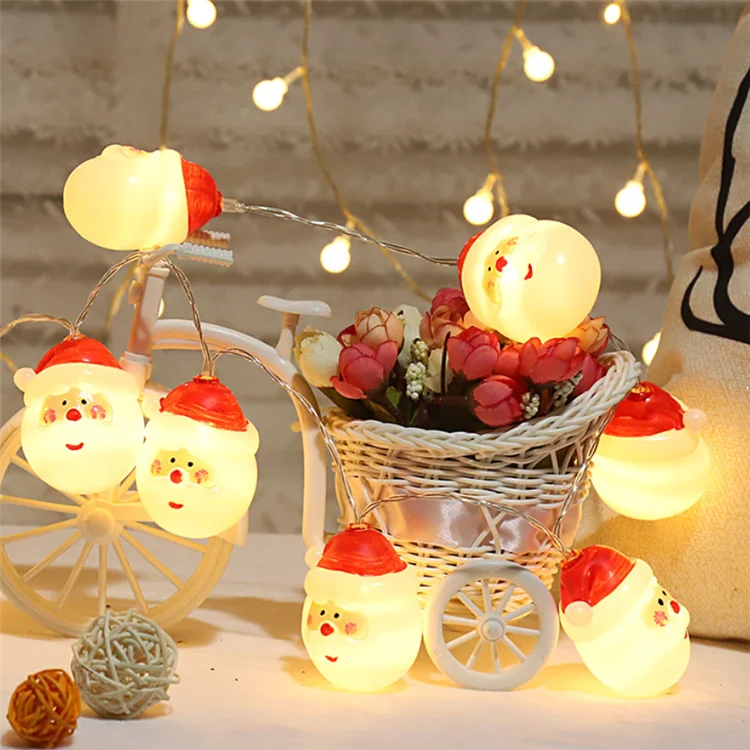 Santa Claus Christmas String Light Xmas Tree Decoration Decor for Party ...