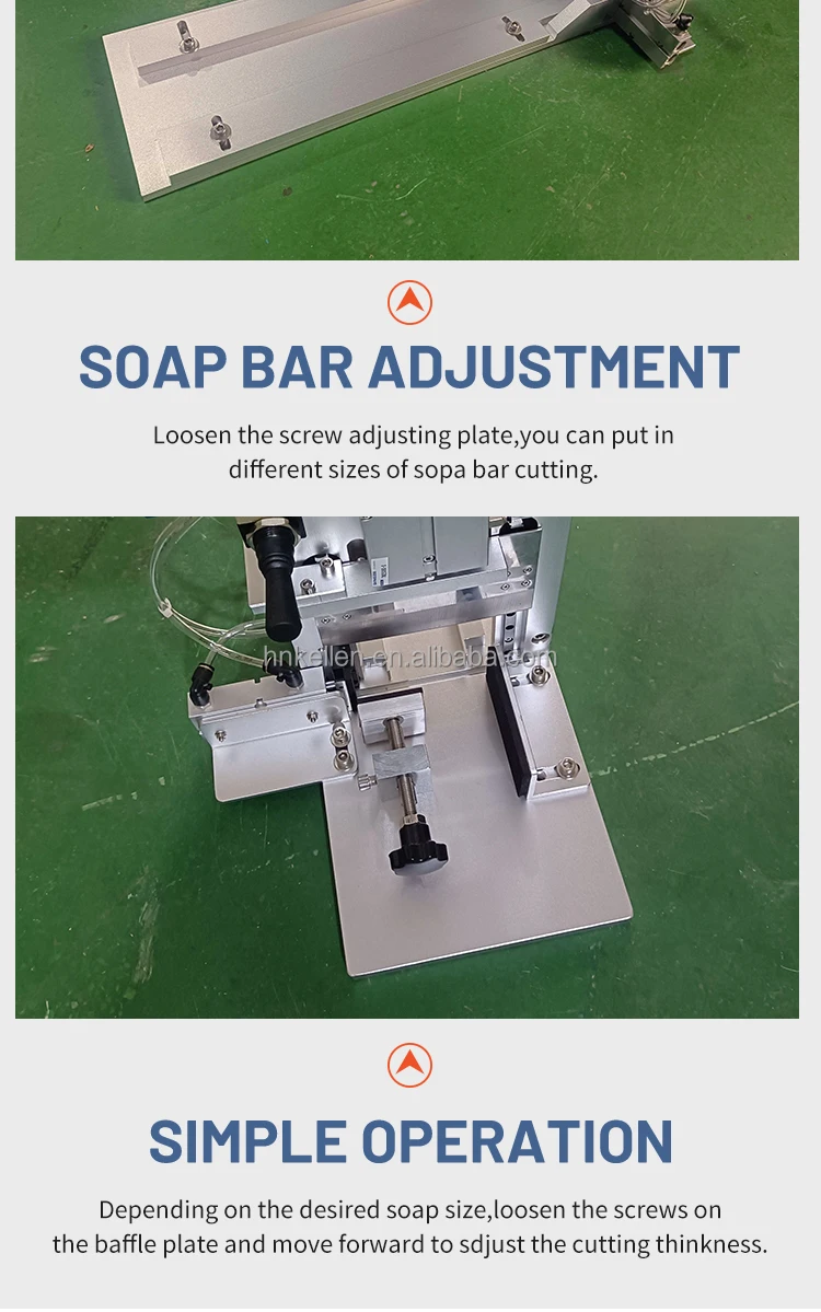 Efficient Soap Cutting with Kellen's Round/square Cutter