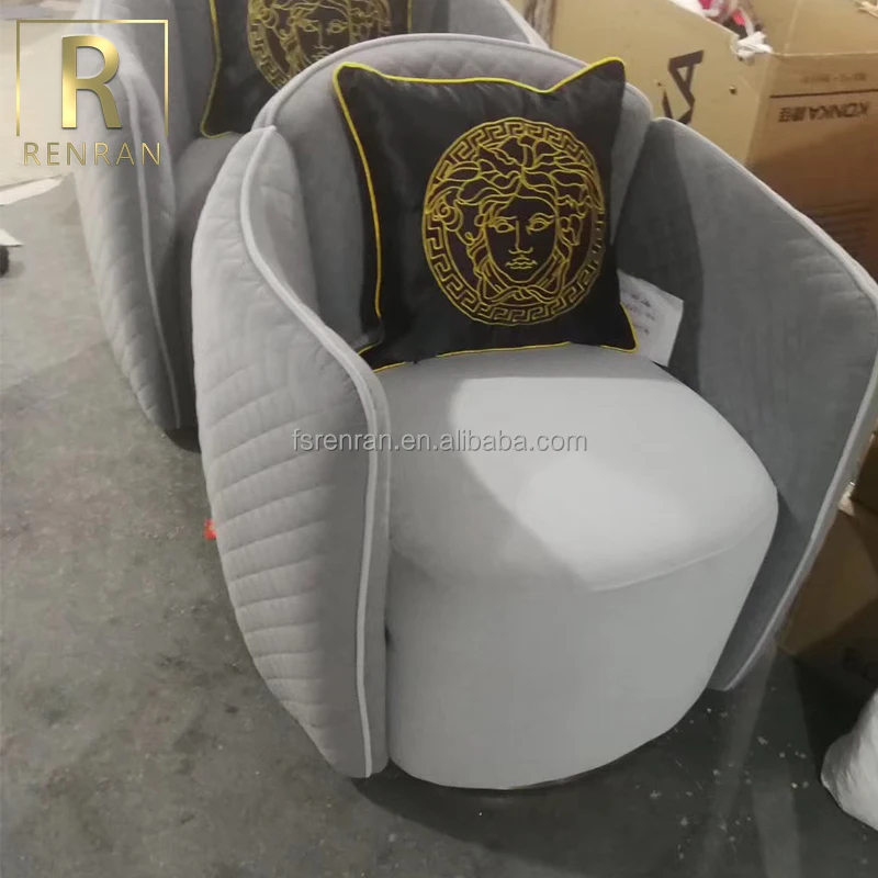 Nordic Velvet Fabric Leisure Legless Chair Luxury Furniture Upholstered ...