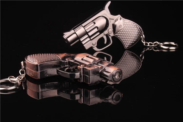 Revolver Pistol Creative Gun Lighter Smoking Accessories Cigarette ...