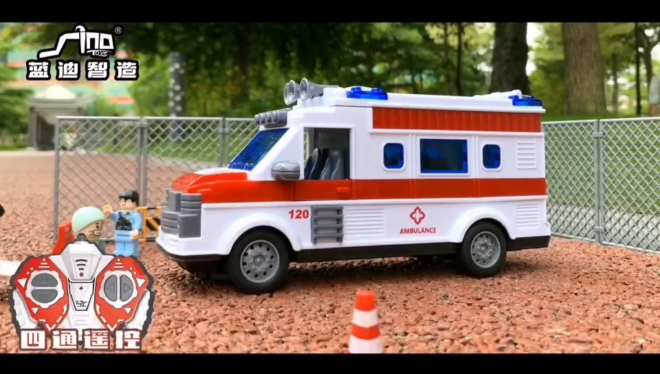 Remote Control Ambulance R/c Car Play Ambulance Toy Model Children Toys ...