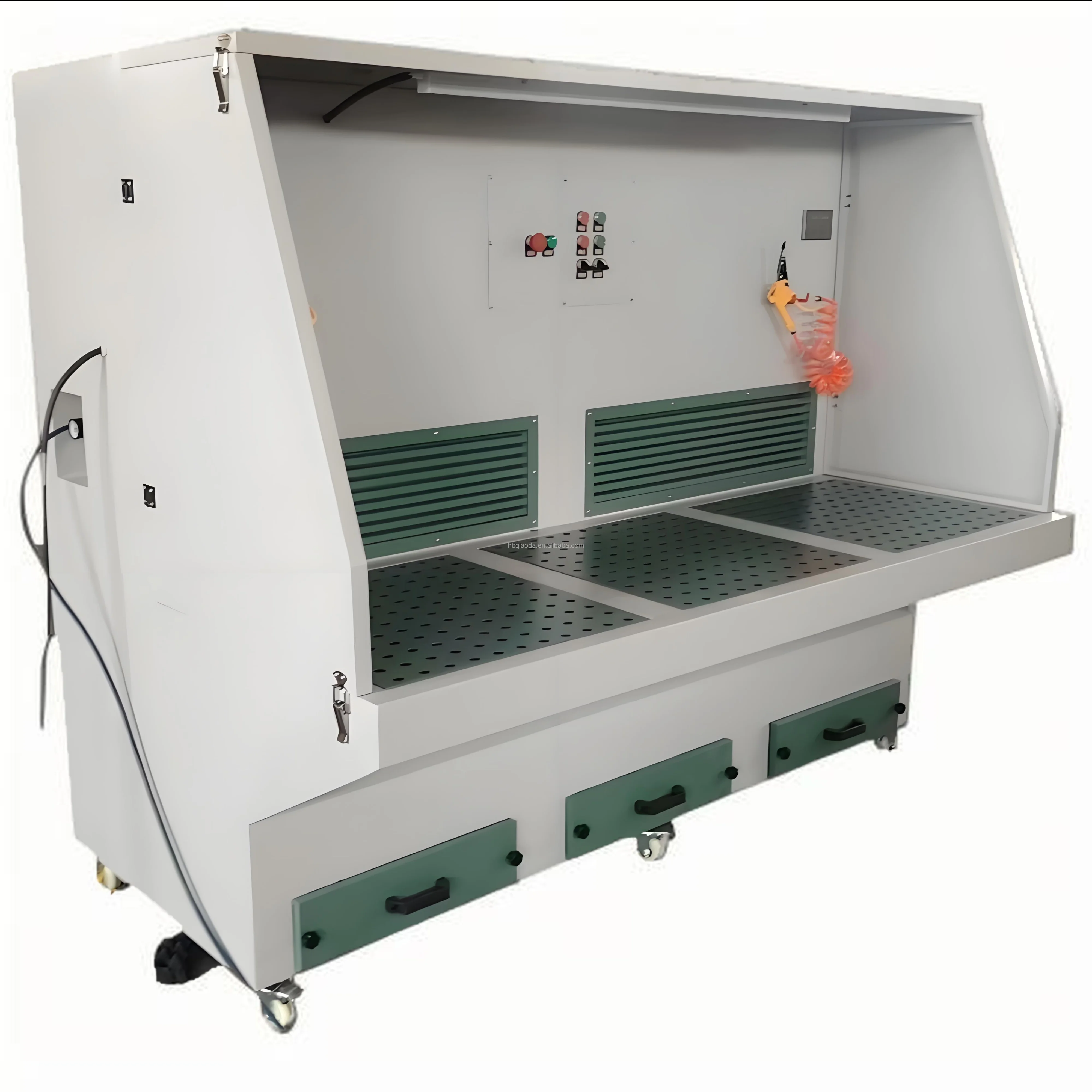 Fixed Dust Extraction Workbench Heavy Duty Galvanized Steel for Mold ...
