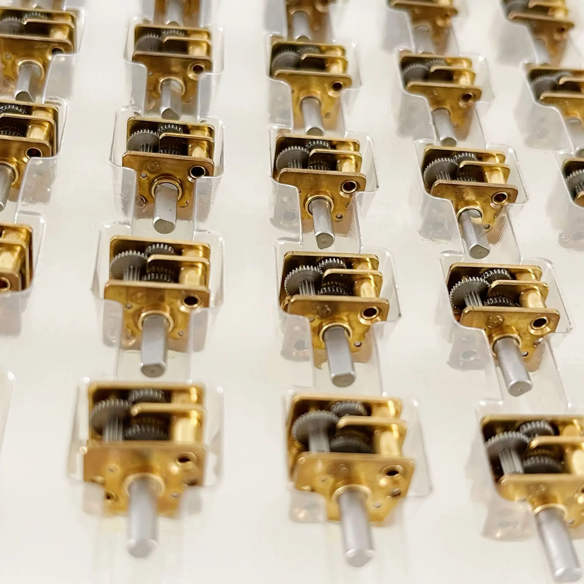 Black Plastic Torque Micro DC Gear Motor Fingerprint Lock Motor Square ...