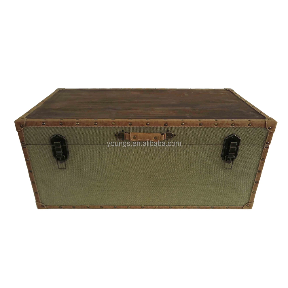 Trunks Storage Chest Boxes Sets Large Canvas Surface and Decorative ...
