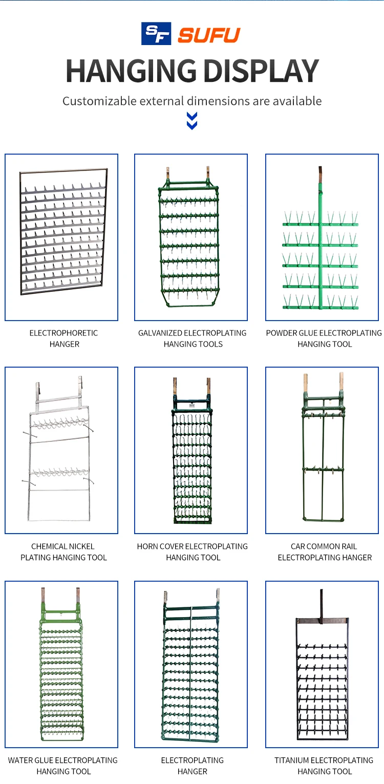Plating Rack Zinc Nickel Alloy Assisted Anode For Automotive Parts ...