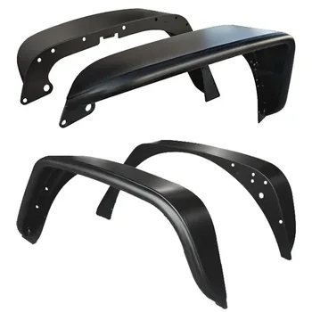 Aluminum Alloy Wheel Arch Pocket Style Fender Flare Guard Deflector For ...