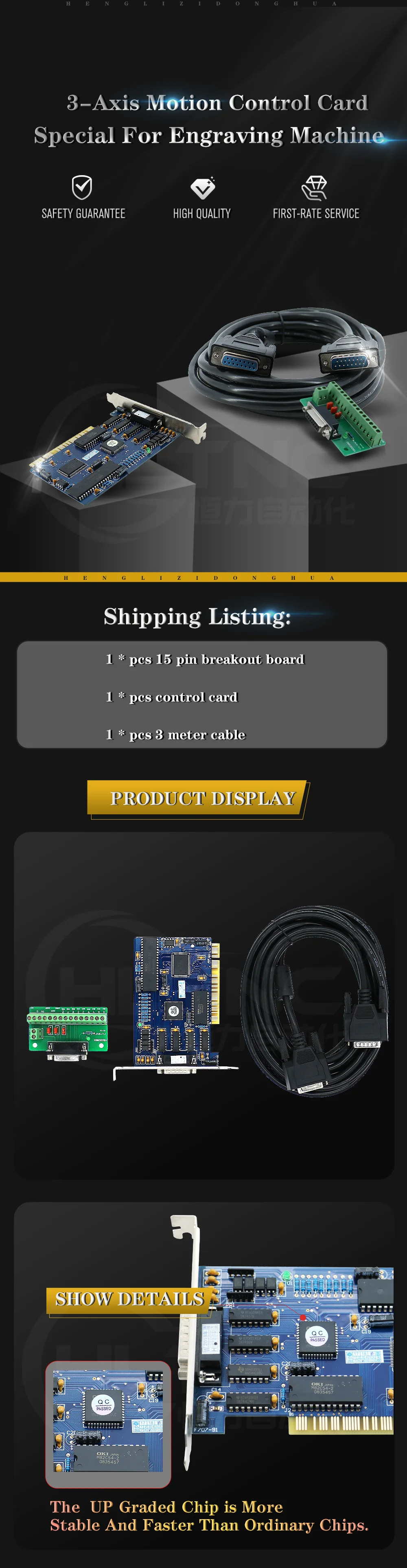 Cnc Machine Control Card 3 Axis Pci Lan Card 3 Axis Nc Studio Control ...