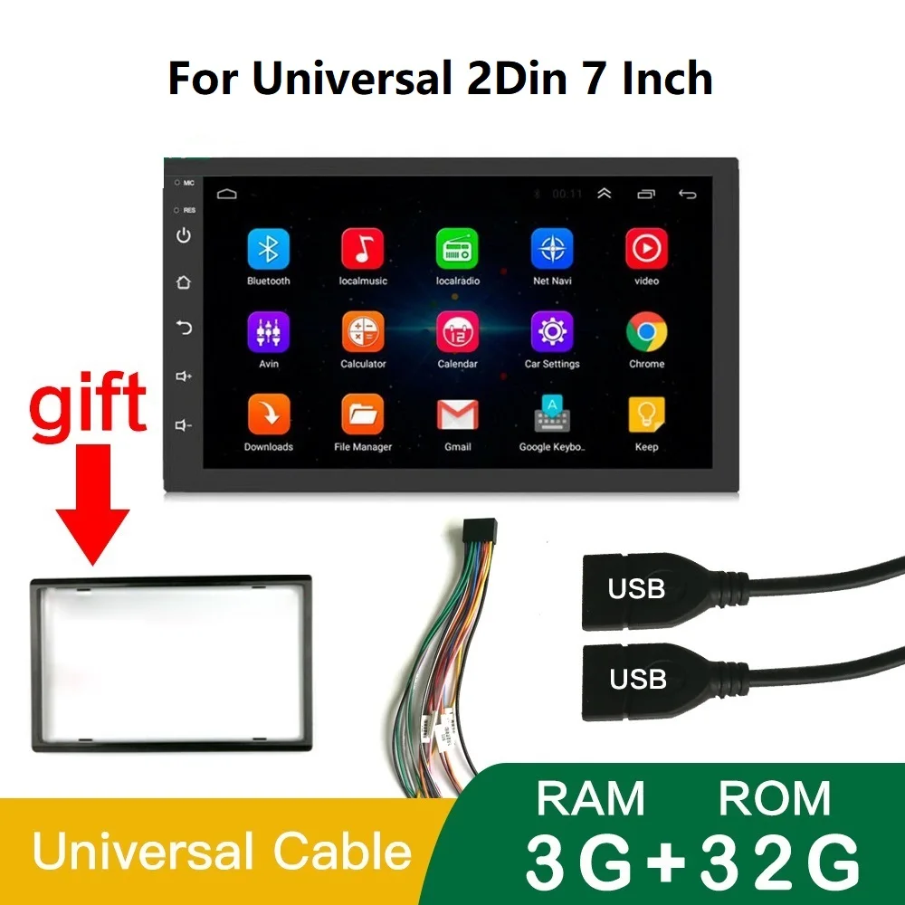 Universal Car Radio Touch Screen - KUNFINE Autoradio