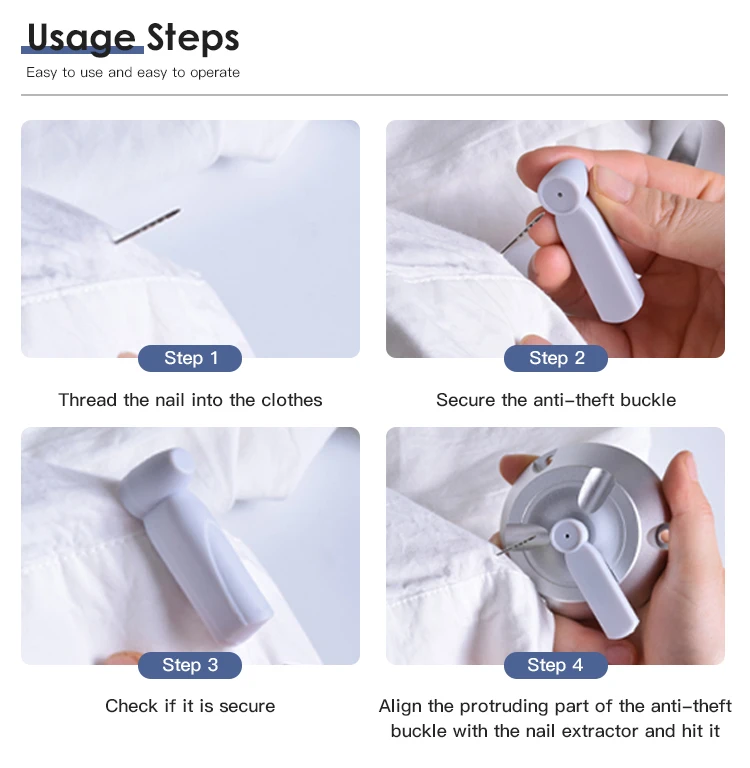 Clothes Store Eas Anti Theft Clothes Tags Pin Security Sensor Security ...