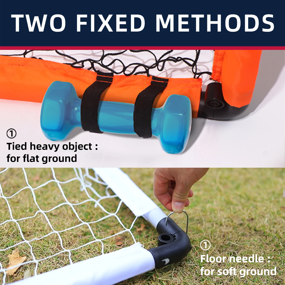 Portable Foldable Soccer Goals - Perfect for Kids' Games