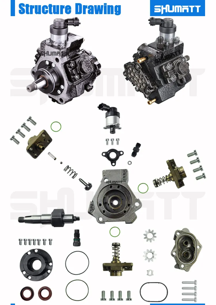 适用于CP1泵CR/CP1H3/R70/10-89S的燃油泵0445010408套装| Alibaba.com