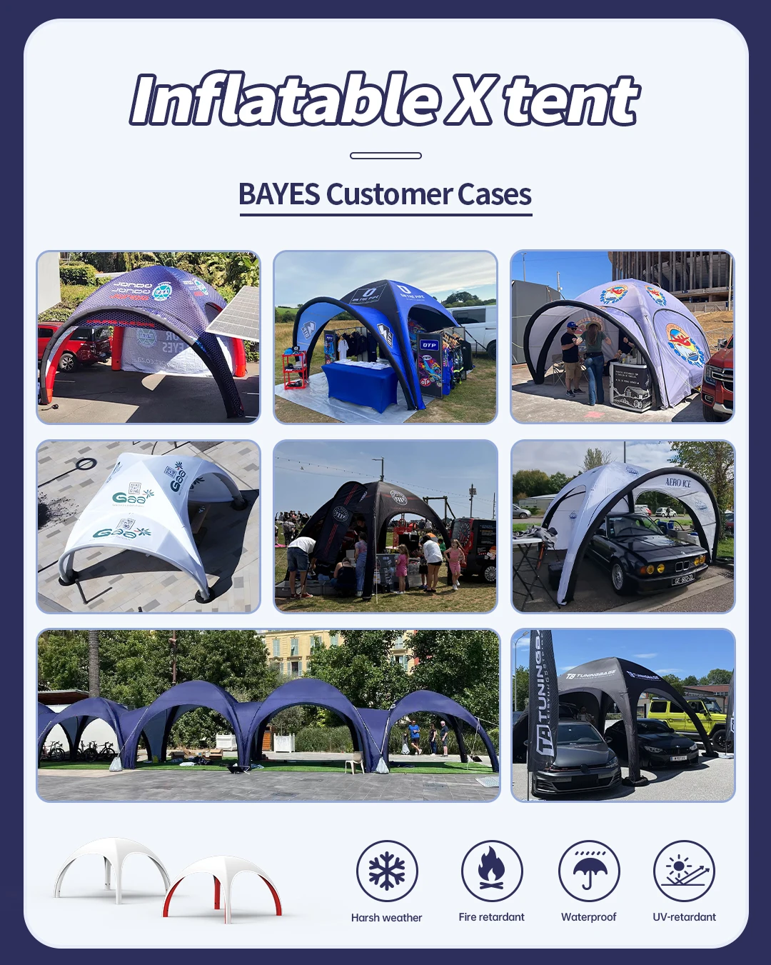 Full Customized Tente Gonflable Event Inflatable Tents for Events ...
