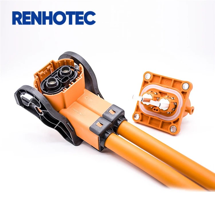 PDU Electric Vehicle HVSL Cable HVIL EV High Voltage Wire Connector ...